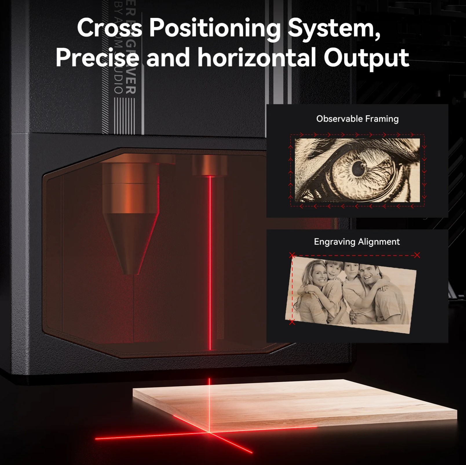 Laserový plotr - gravírovací stroj Atomstack A70 Pro 50x40cm 70W